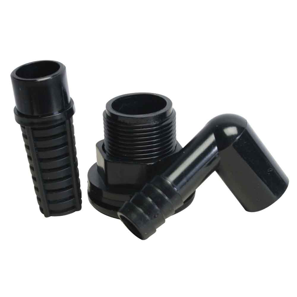 Bulkhead Fitting Kit - Slip - 1/2 in. | That Fish Place