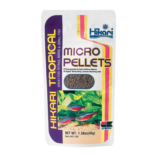 Hikari - Micro Pellets Fish Food 1.59oz | That Fish Place