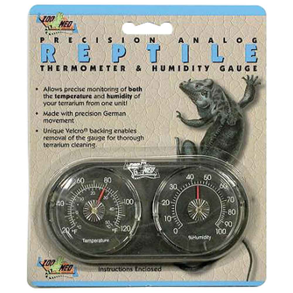Precision Analog Thermometer & Humidity Gauge