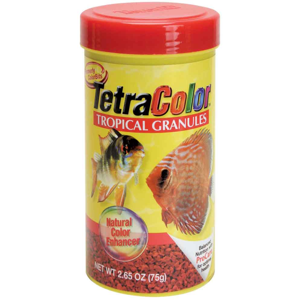 Tetra - TetraColor Tropical Granules 2.65oz | thatpetplace.com