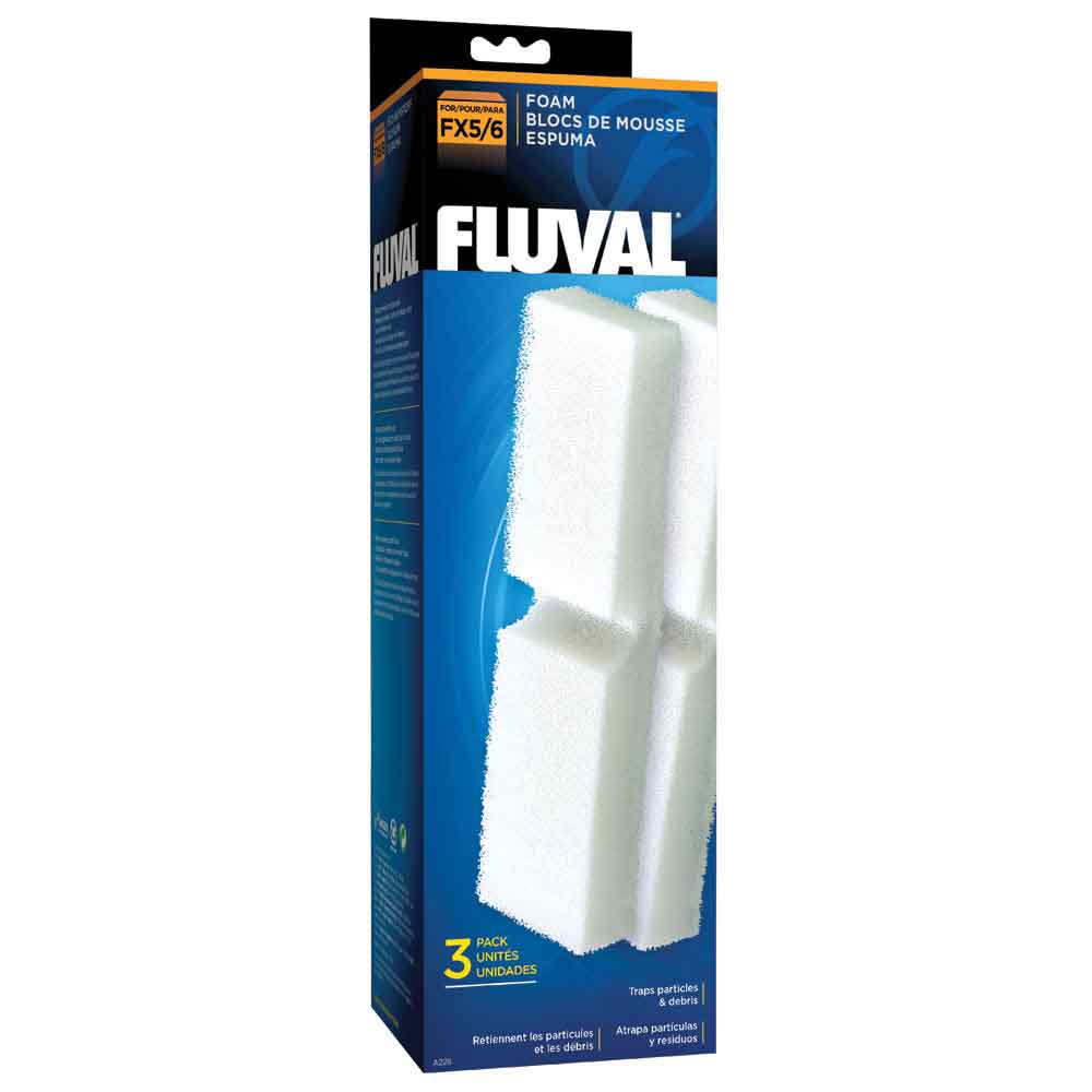 Fluval - Filter Foam Block FX5/FX6 3pk | thatpetplace.com
