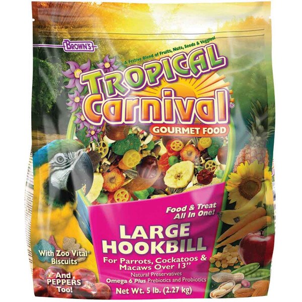 Tropical Carnival - Gourmet Large Hookbill Food 5lb