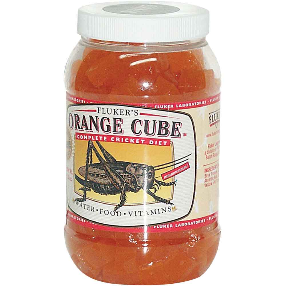 Orange Cube - Complete Cricket Diet - 12 oz.