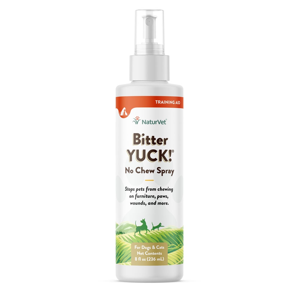 NaturVet Bitter YUCK! No Chew Spray for Dogs and Cats - 8 oz