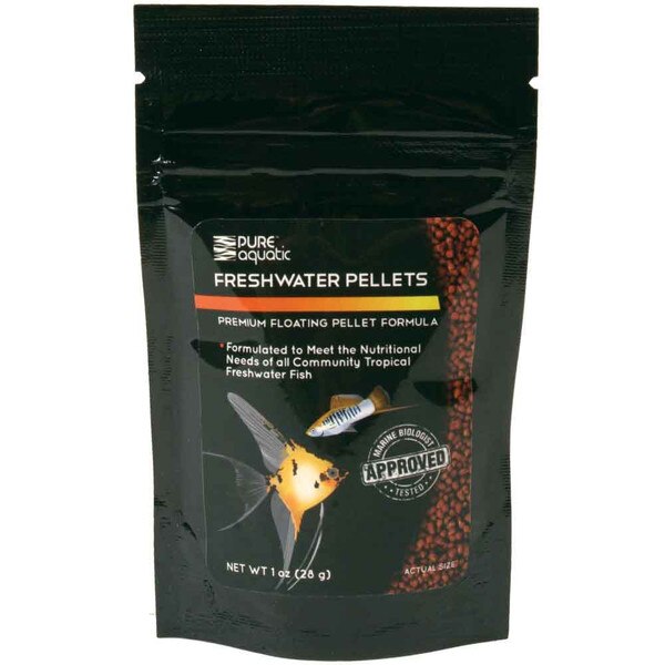 Pure Aquatic Freshwater Pellets - 1 oz. | That Fish Place