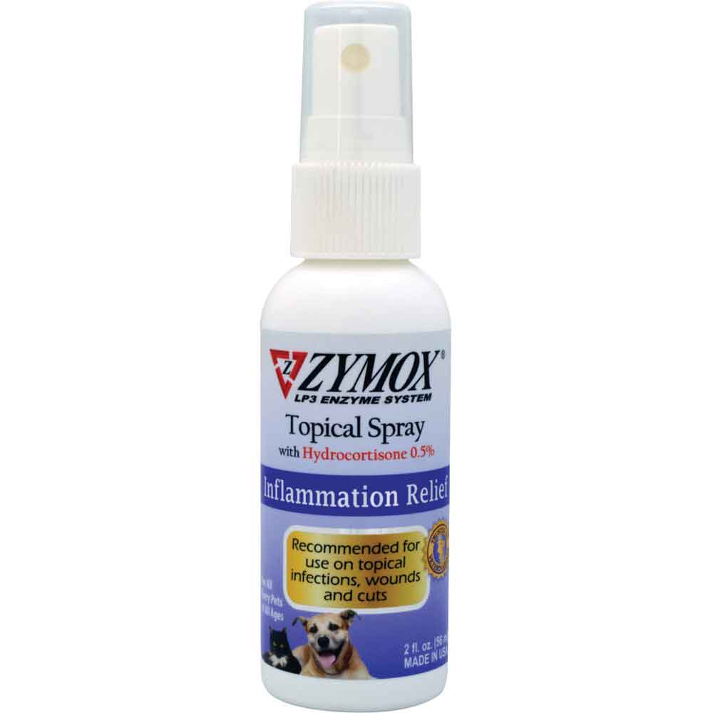 Zymox Otic Topical Spray w/ .5%Hydrocortisone, 2 oz. Bottle