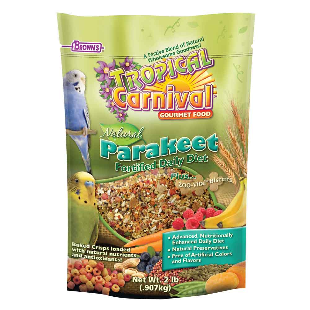 Tropical Carnival Natural Parakeet Food - 2 lb.