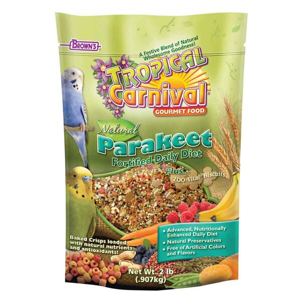 Tropical Carnival Natural Parakeet Food - 2 lb.