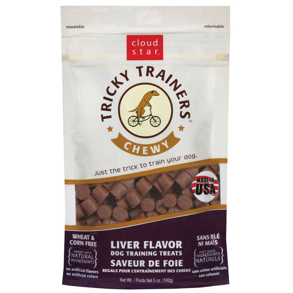 Cloudstar Tricky Trainers Dog Treats - Liver - 5 oz.