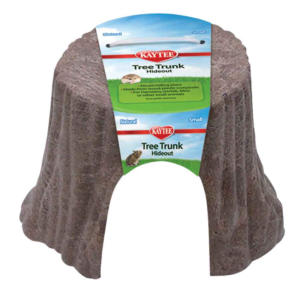 Kaytee - Natural Tree Trunk Hideout Sm | thatpetplace.com