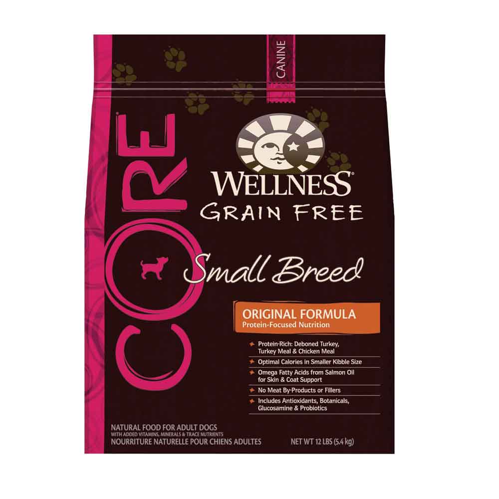Wellness CORE Dog Food - Sm Breed - Turkey & Chicken-12lb