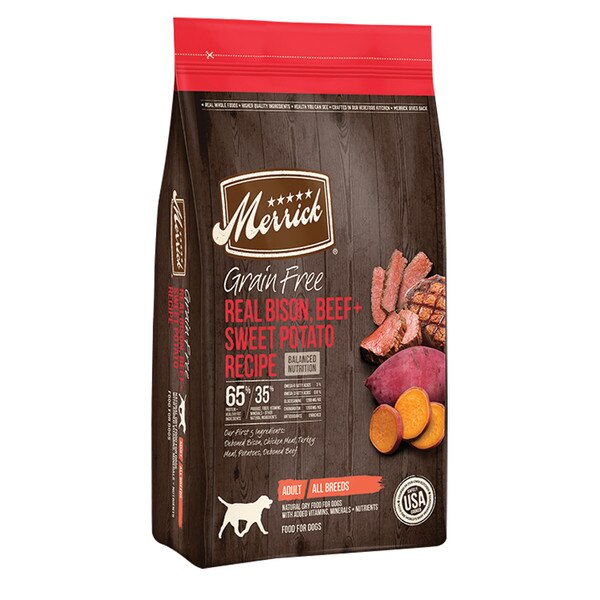 Merrick Dog Food - Classic Dry - GF - Beef/Bison & Sweet Pot - 22 lb ...