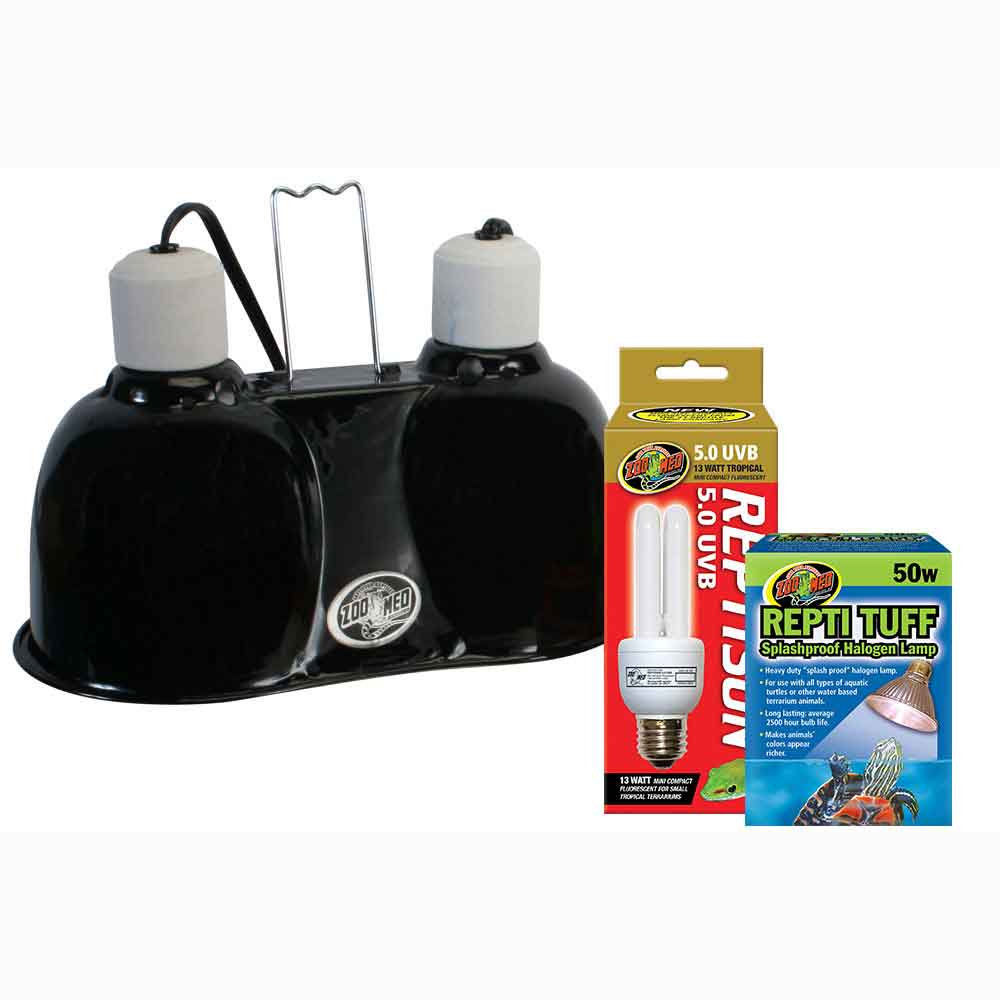 Zoo Med Aquatic Turtle UVB & Heat Lighting Kit