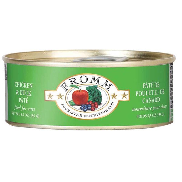 Fromm Four-Star Cat Food - Duck & Chicken Pate - 5 oz. | thatpetplace.com