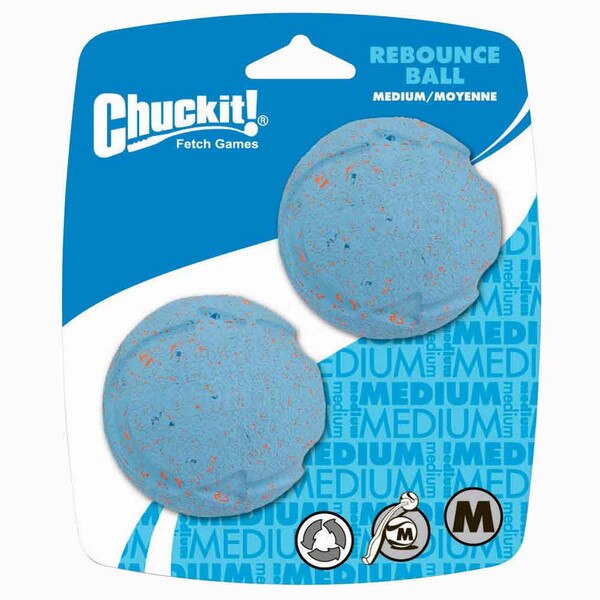 Chuckit! - Rebounce Ball Dog Toy MD 2pk | thatpetplace.com
