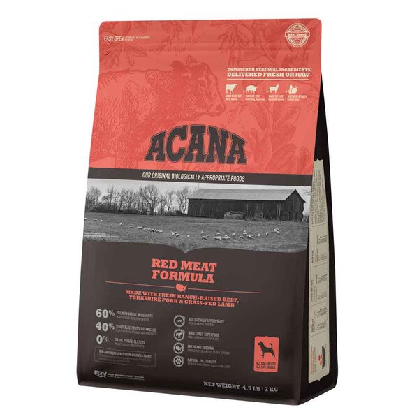 Acana Heritage Dog Food - Red Meat - 4.5 lb | thatpetplace.com