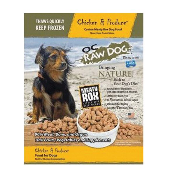 OC Raw Dog - Chicken & Produce - 7 lb | ThatPetPlace.com