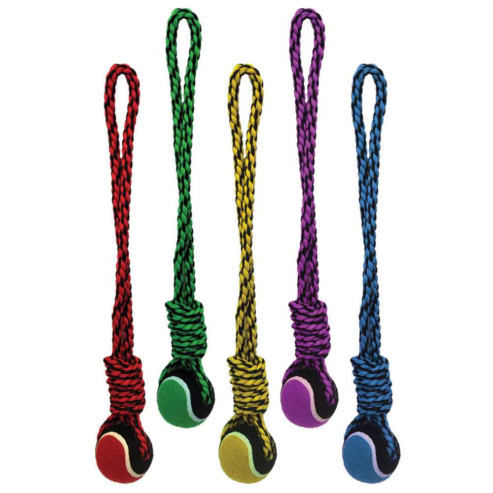 Nuts for Knots - Rope Tug w/ ball - 20 in