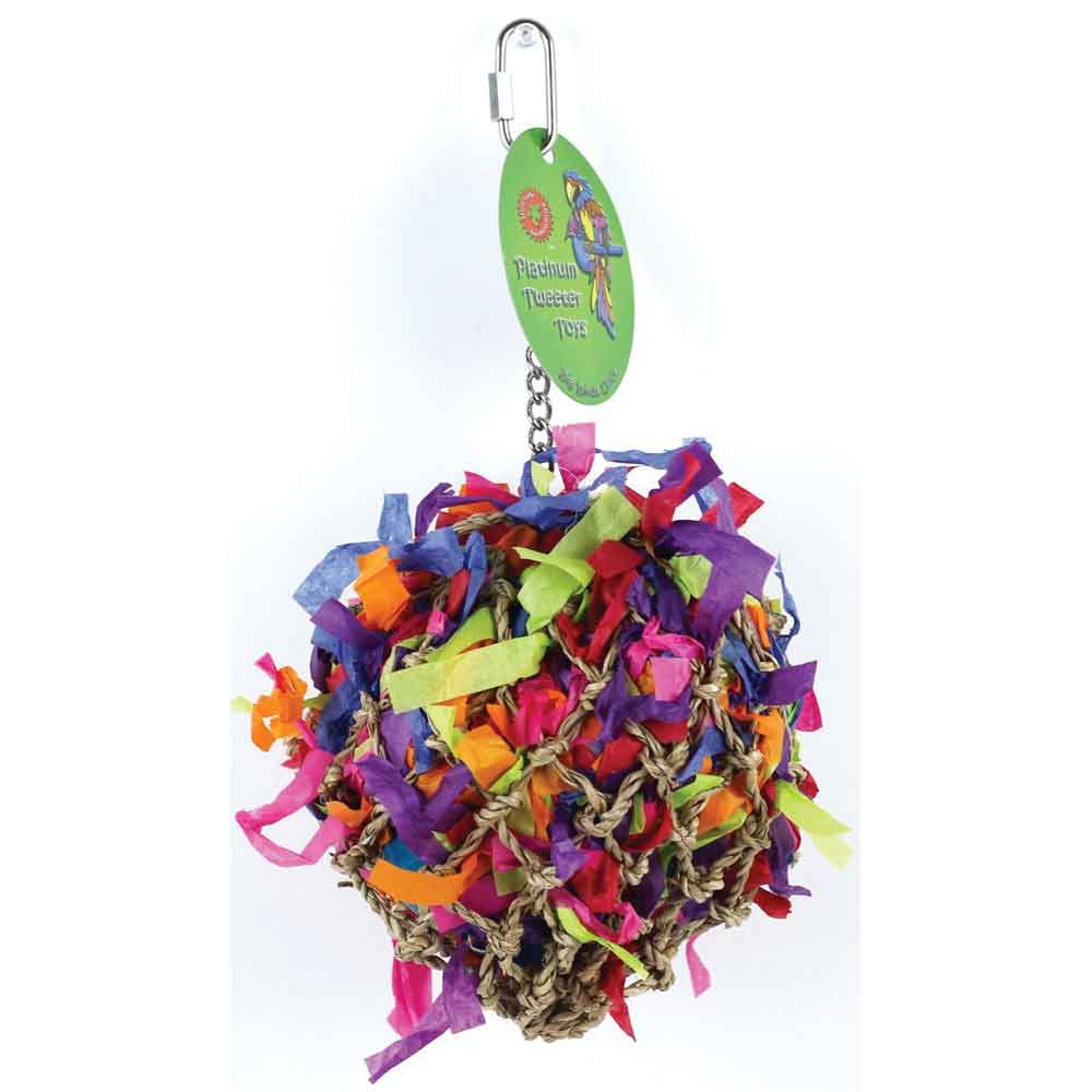 Just Selling Super Shredder Ball - Medium - 5 in | thatpetplace.com