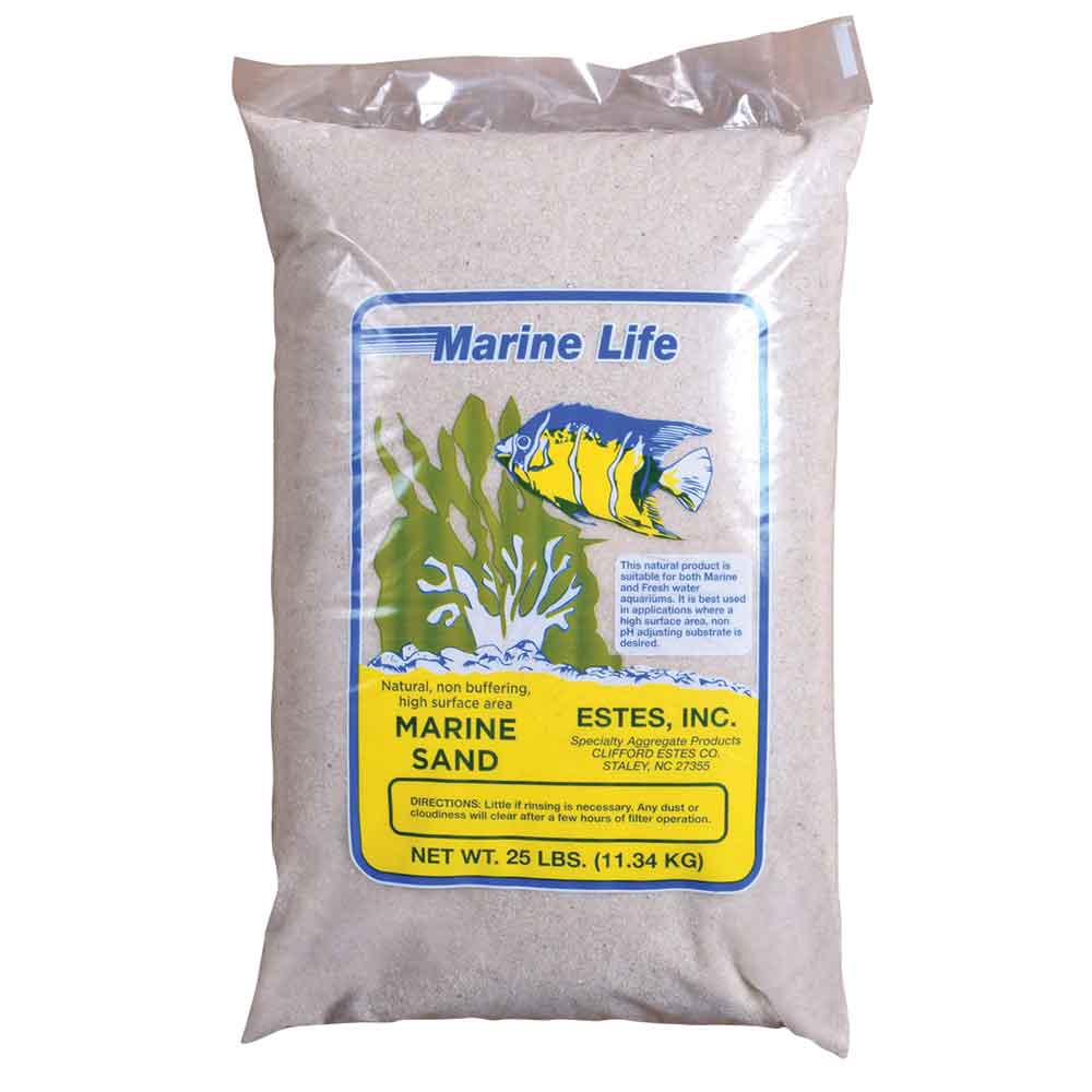 Estes Marine Sand - Natural - 25 lb | thatpetplace.com