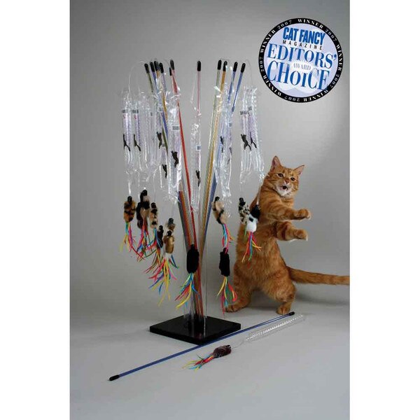 Vee - PURRfect Go-Fur-It Cat Toy - 32" Flex Wand | thatpetplace.com