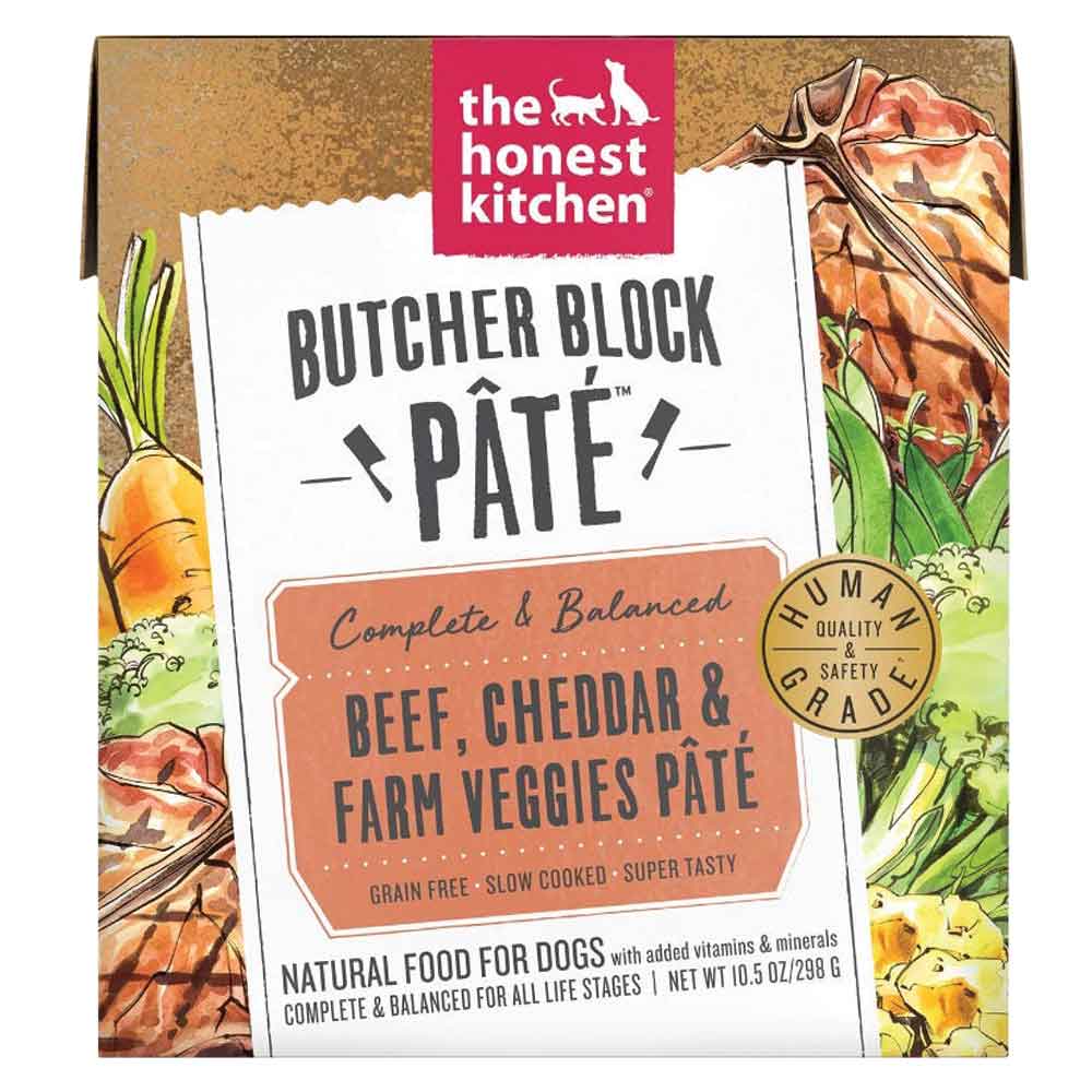 Honest Kitchen Butcher Bloc Pate - Beef, Chdr, Veg - 10.5 oz ...
