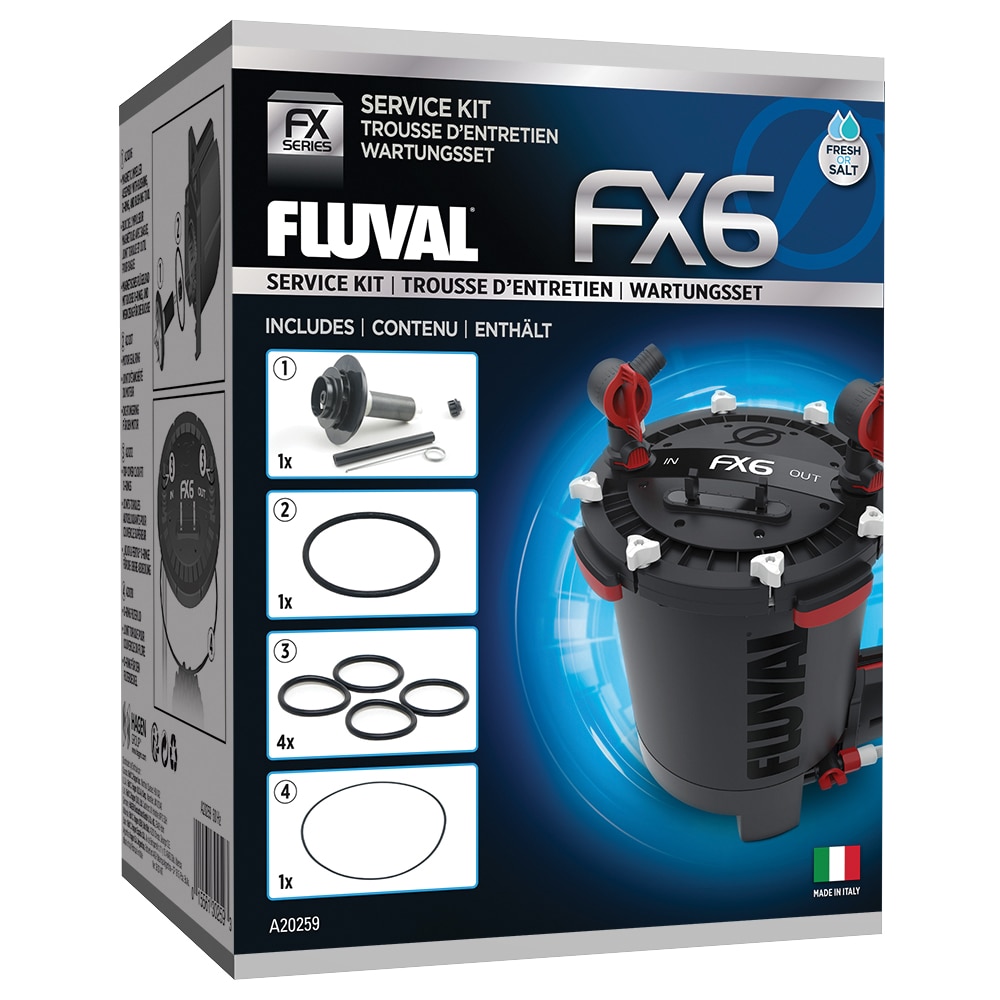 Fluval - FX6 Service Kit w. Impeller & O-Rings | ThatPetPlace.com