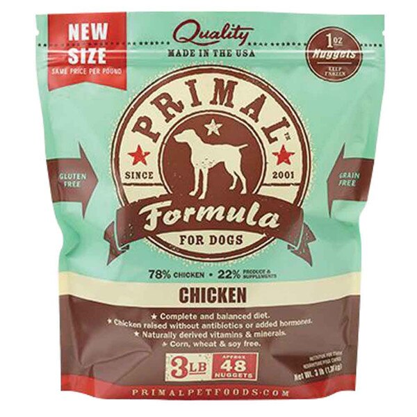 Primal Frozen Canine Chicken Formula - 3lb | thatpetplace.com