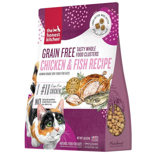 Honest Kitchen Whole Food Clusters GF - Chicken & Whitefish - 1lb ...