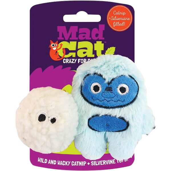 Mad Cat - Cat Toy - Yowlin Yeti - 2 pk | thatpetplace.com