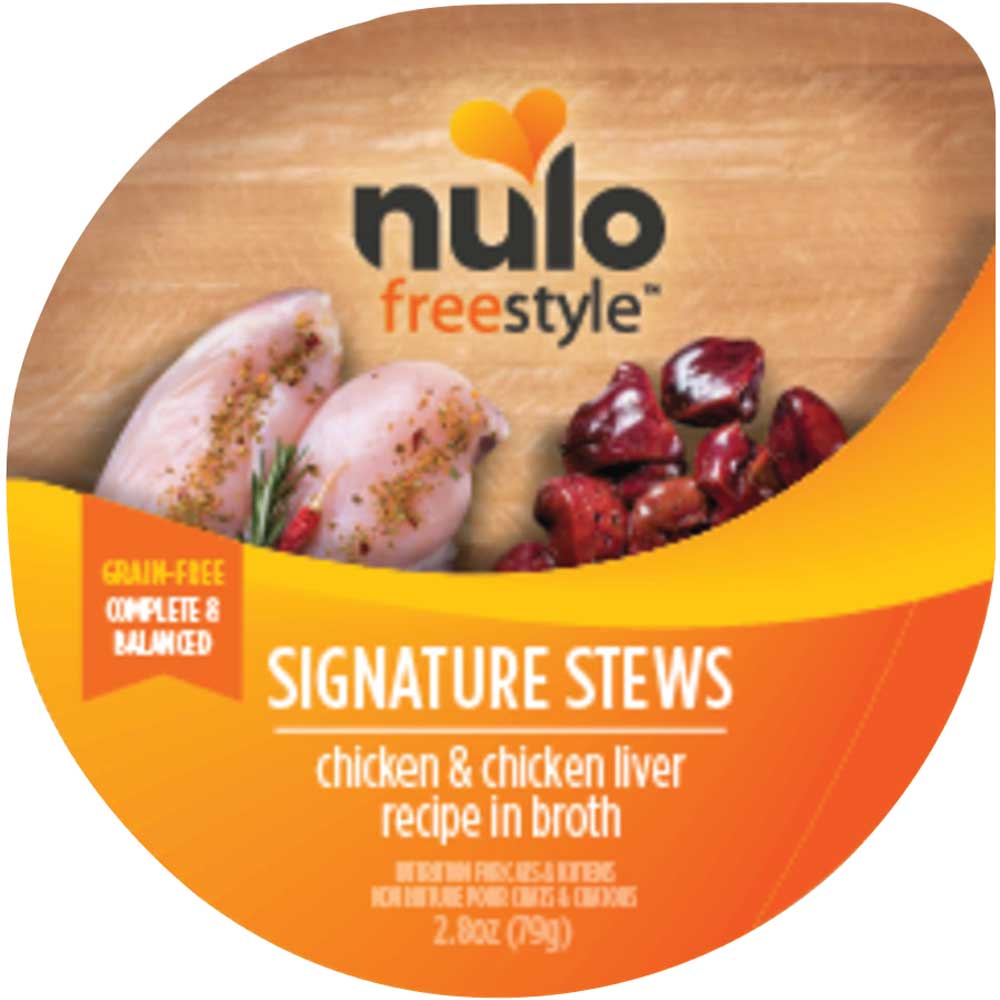 Nulo - Freestyle Signature Stew Chicken & Liver Cat Cups 2.8oz ...
