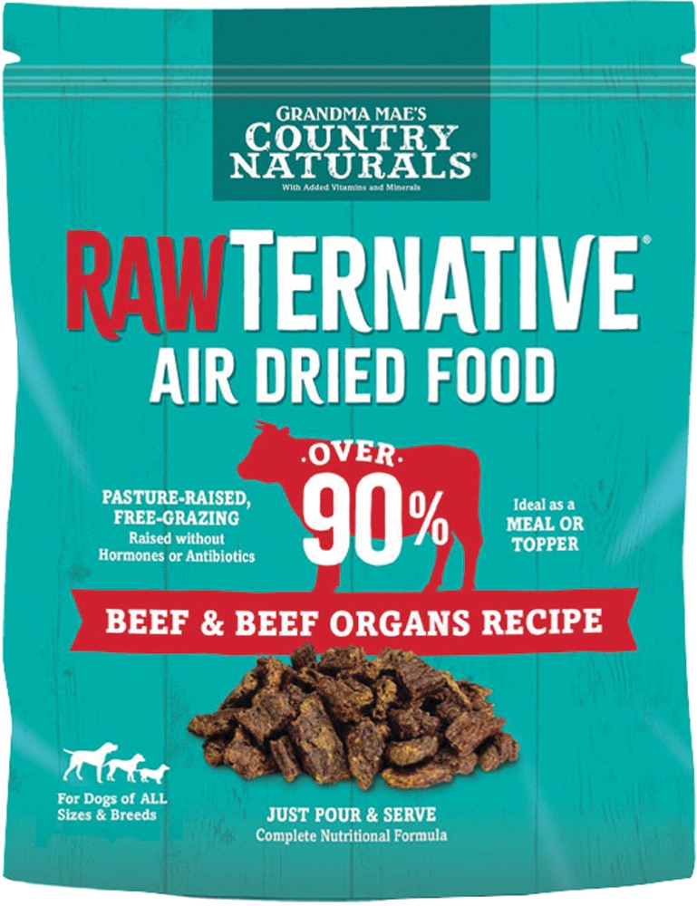 Grandma Maes - Rawternative Air Dried Dog Food - Beef - 1 lb ...