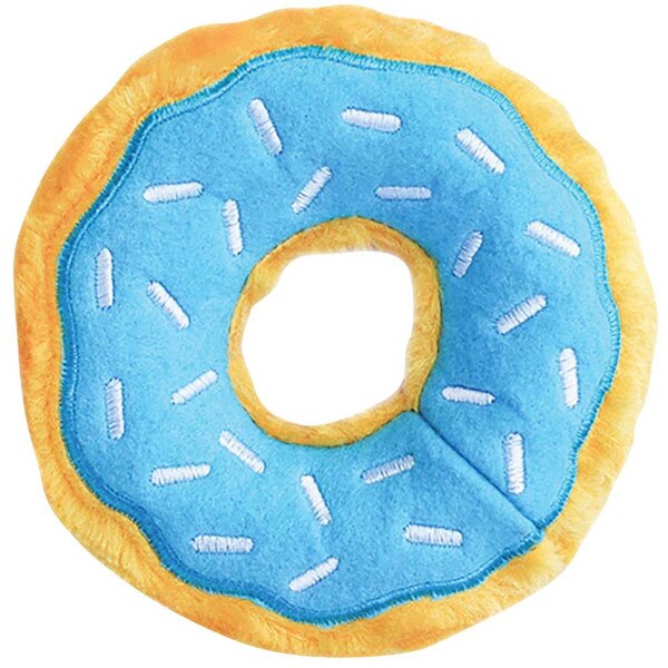 Zippy Paws Dog Toy - Mini Donut - Blueberry | thatpetplace.com