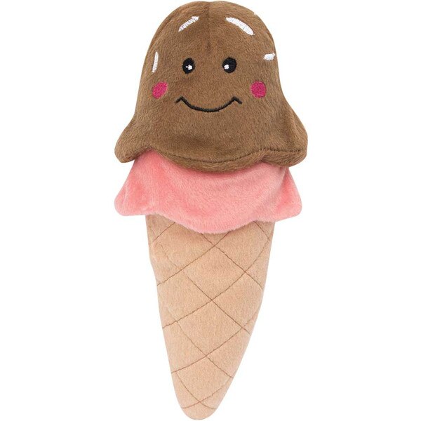 Zippy Paws Dog Toy - Nomnomz - Ice Cream | thatpetplace.com