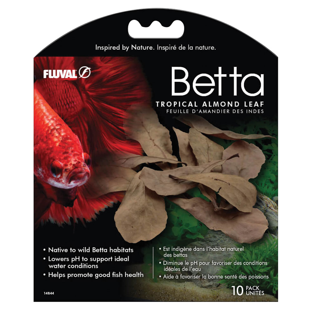 Fluval Betta - Tropical Almond Leaves - 10 pk | thatpetplace.com