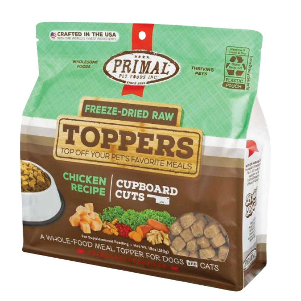 Primal Dog Food Topper - Cupboard FD - Chicken - 3.5 oz | thatpetplace.com