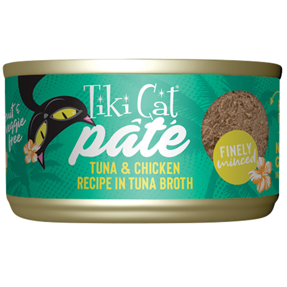 Tiki Cat Luau Pate - Tuna/Chkn - 2.8 oz | thatpetplace.com