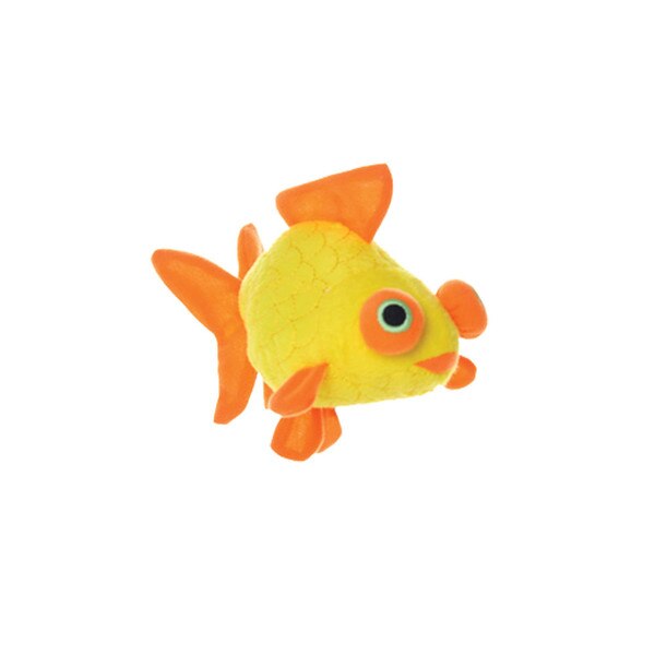 Mighty Jr Ocean Goldfish Dog Toy | thatpetplace.com