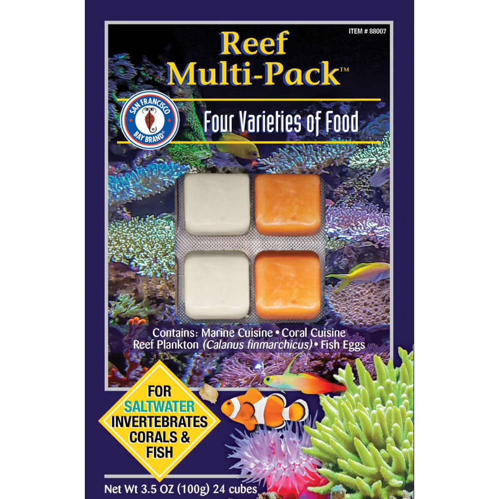 San Francisco Frozen Cubes - Reef Multipack - 3.5 oz | thatpetplace.com