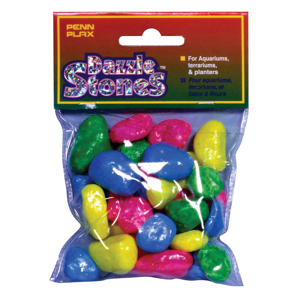 Penn Plax - Multi Color Dazzle Stones 0.5lb. | thatpetplace.com