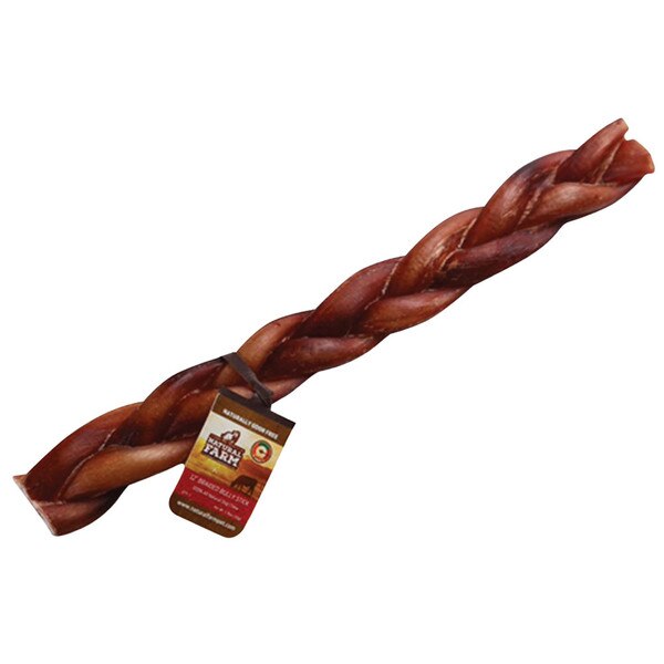 Natural Farm - 12in. Odor Free Braided Bully Stick Bulk | thatpetplace.com