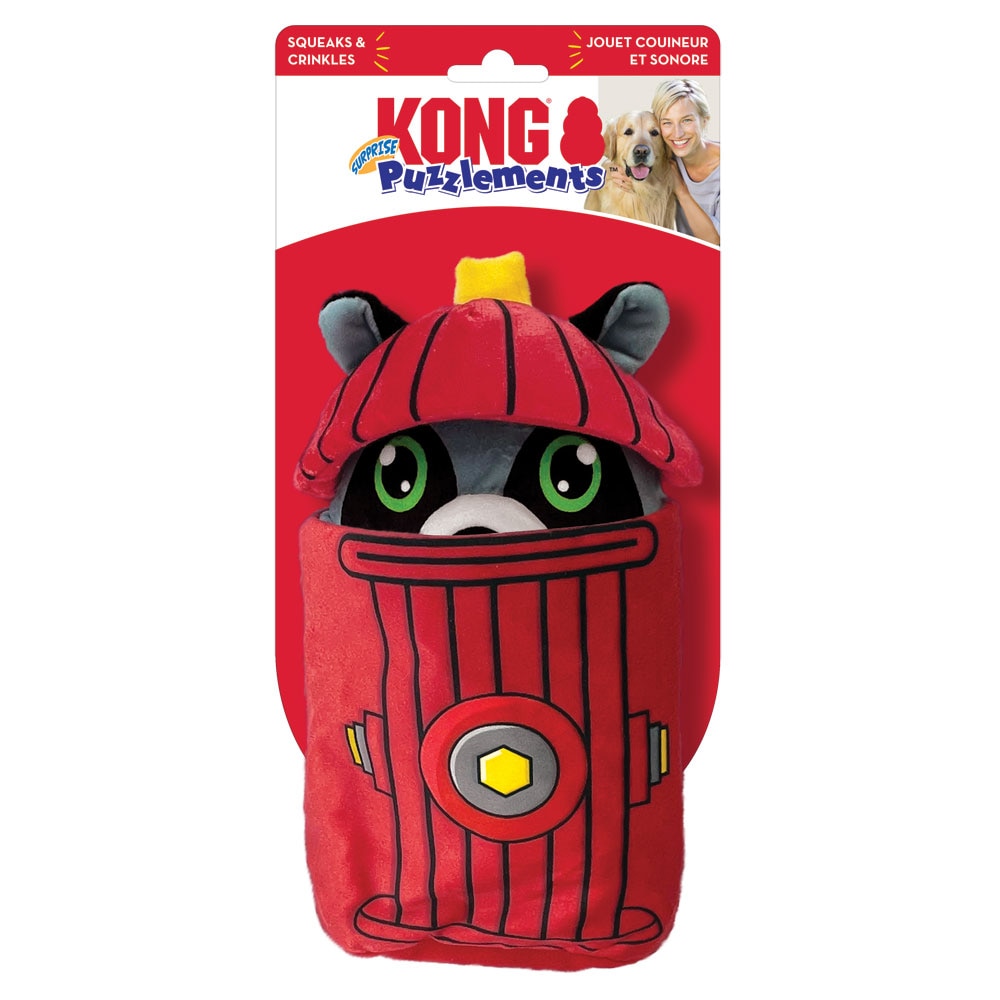 Kong Dog Toy - Puzzlements - Surprise Fire Hydrant | thatpetplace.com