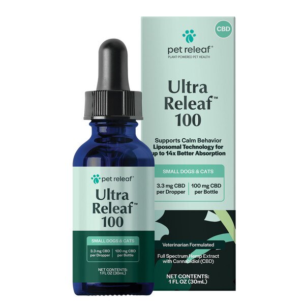 Pet Releaf - Ultra Releaf 100 Liposomal Hemp CBD Oil 100mg ...