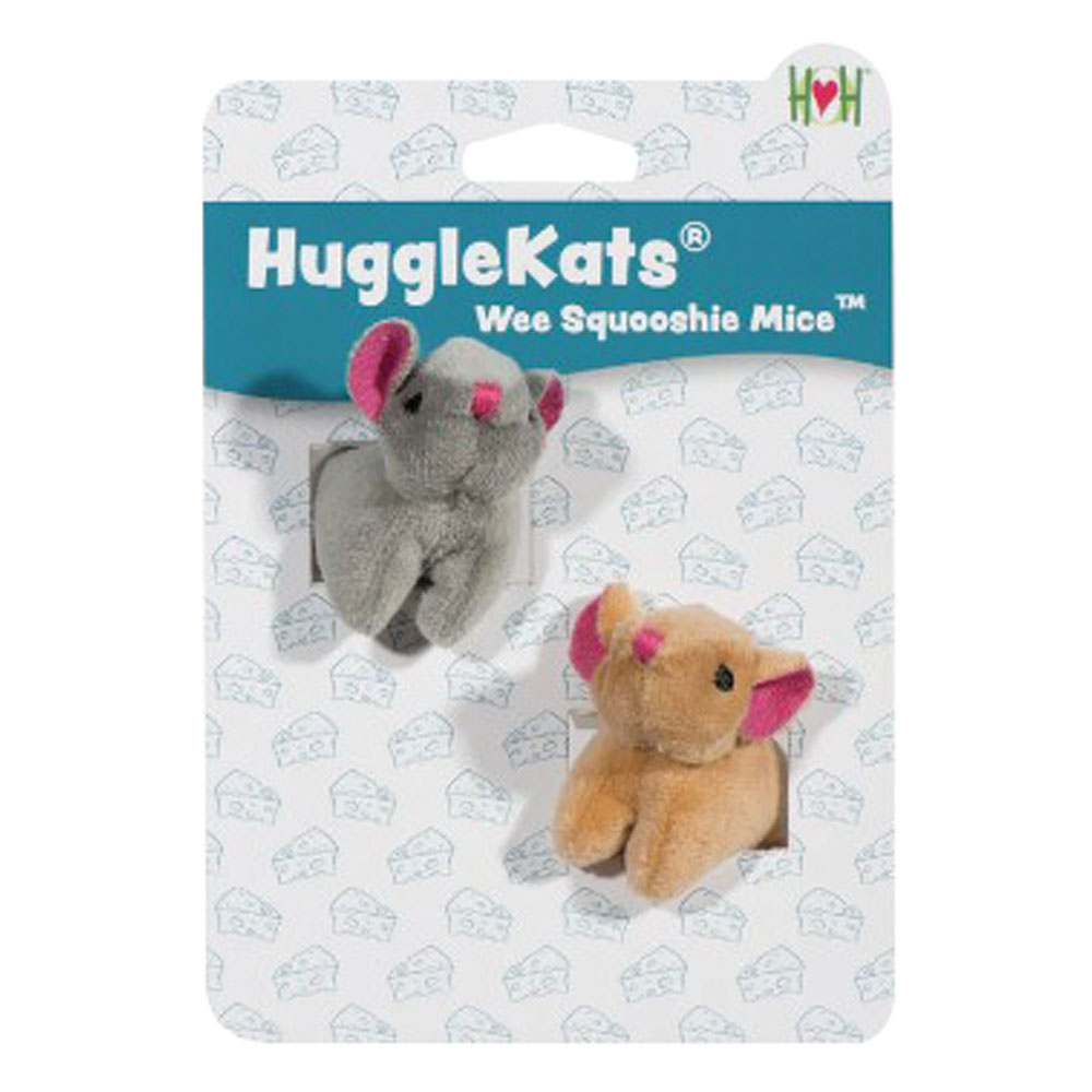 Hugglehounds - Squish Mice Cat Toy 3pk. | thatpetplace.com