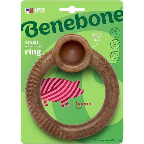 Benebone - Bacon Ring Sm | thatpetplace.com