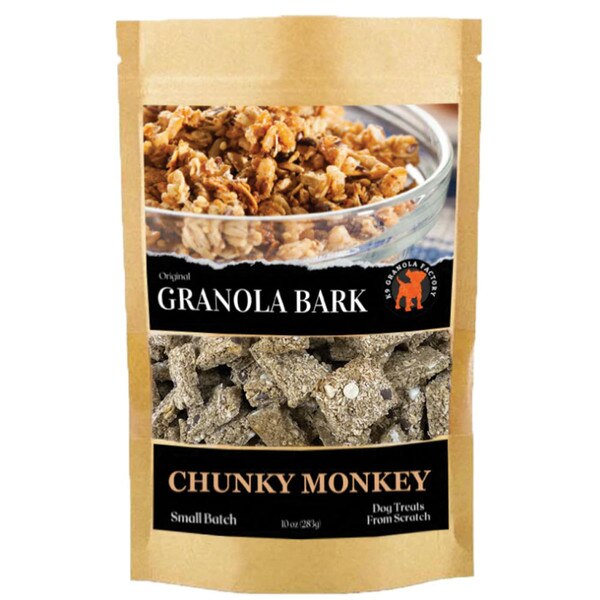 K9 Granola - Granola Bark Chunky Monkey 10oz. | thatpetplace.com