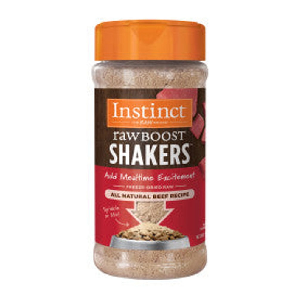 Instinct - Raw Boost Real Beef Shaker Dog Topper | thatpetplace.com