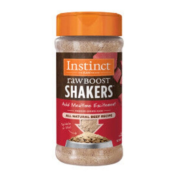 Instinct - Raw Boost Real Beef Shaker Dog Topper | thatpetplace.com