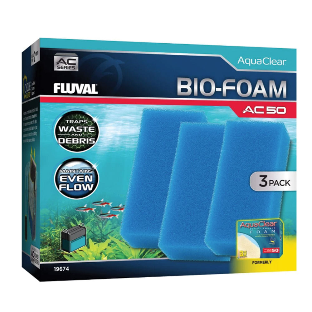 Fluval - AC50 Bio-Foam Insert 3pk | thatpetplace.com