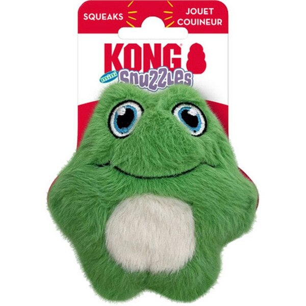 Kong - Snuzzles Mini Frog Dog Toy XS | thatpetplace.com